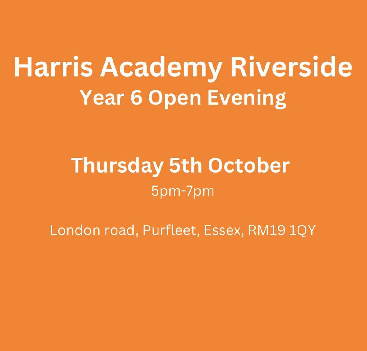 Welcome to Harris Academy Riverside