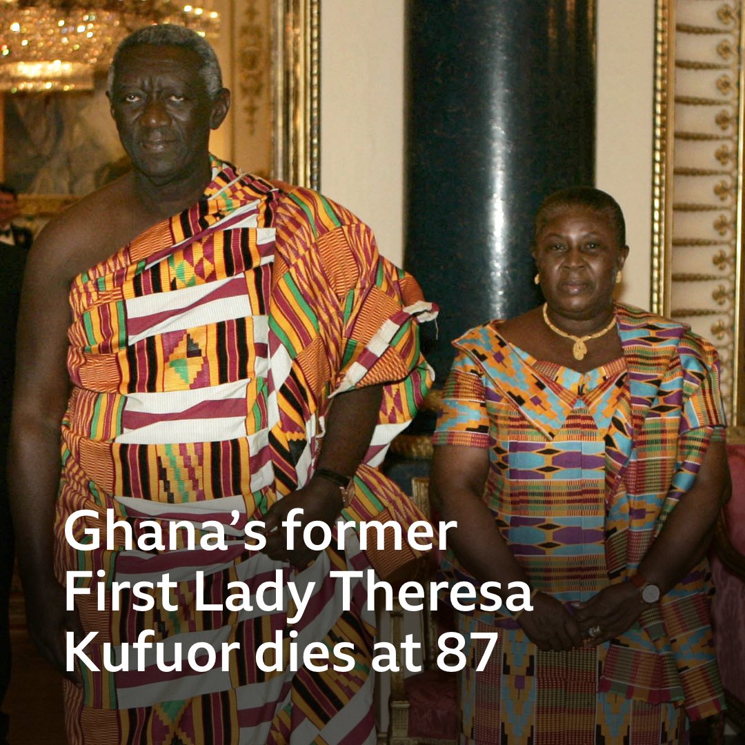 Former Ghanaian First Lady Theresa Kufuor Passes Away At 87 Her