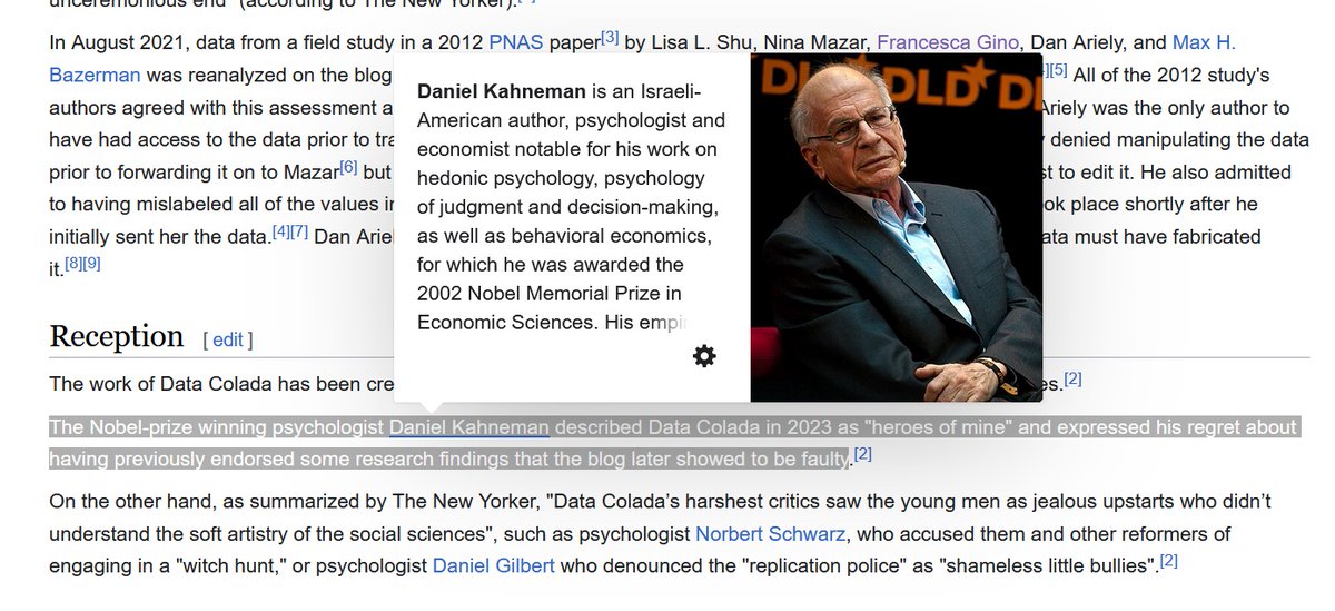 "Data Colada was established in 2013 by 3 behavioral science ...