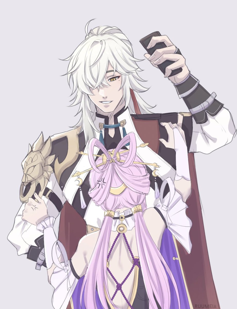 What are you doing?" #JingFu #HonkaiSta」|Ruu 💮 Baizhu soon !🙏🏻のイラスト