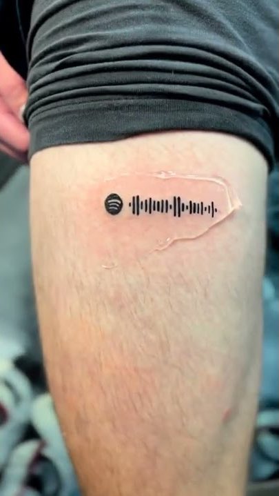 Spotify Gratis Tattoos Spotify Tattoos Of Music Fans' Favorite Songs