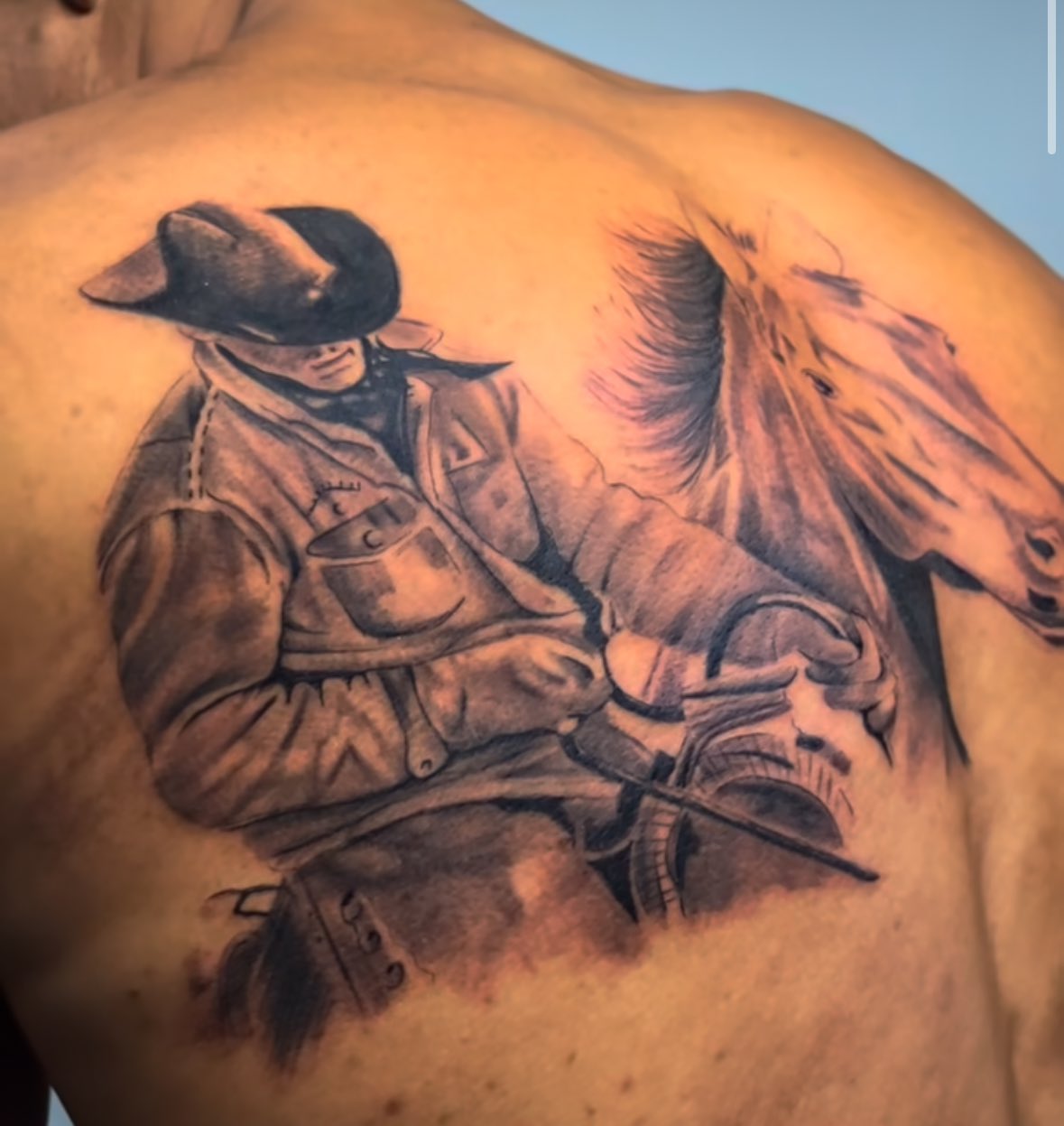 Bleeding Cowboy Tattoo