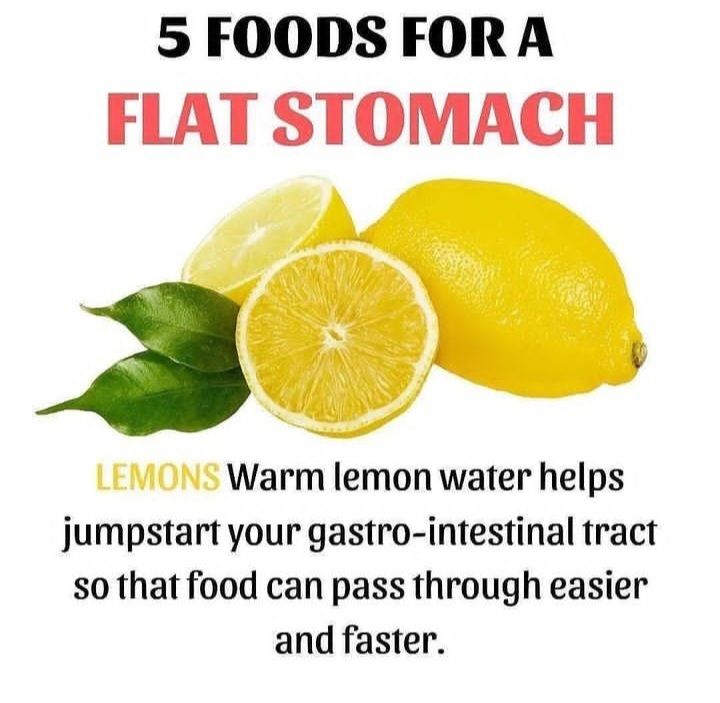 5 Foods For A Flat Stomach🍌🍋🥑🥒 1. BANANA - Thread from Fitness Doctor ...