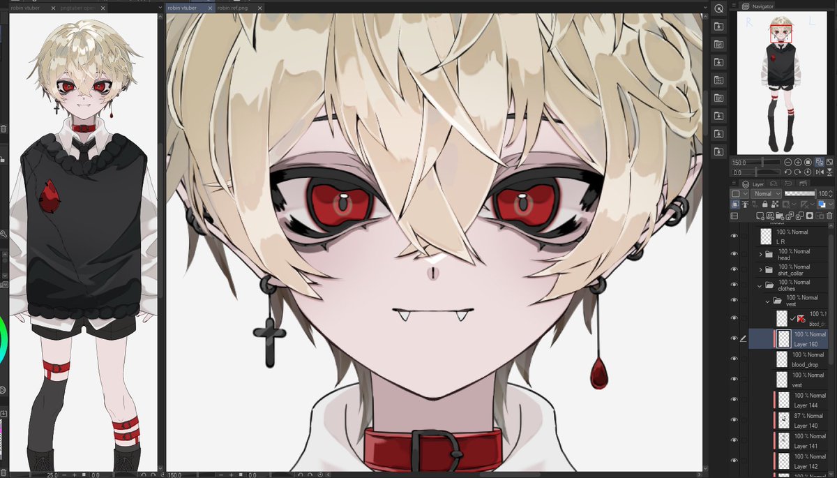 Eyes of a vampire」#vtuber 」|SHIO塩🦇のイラスト