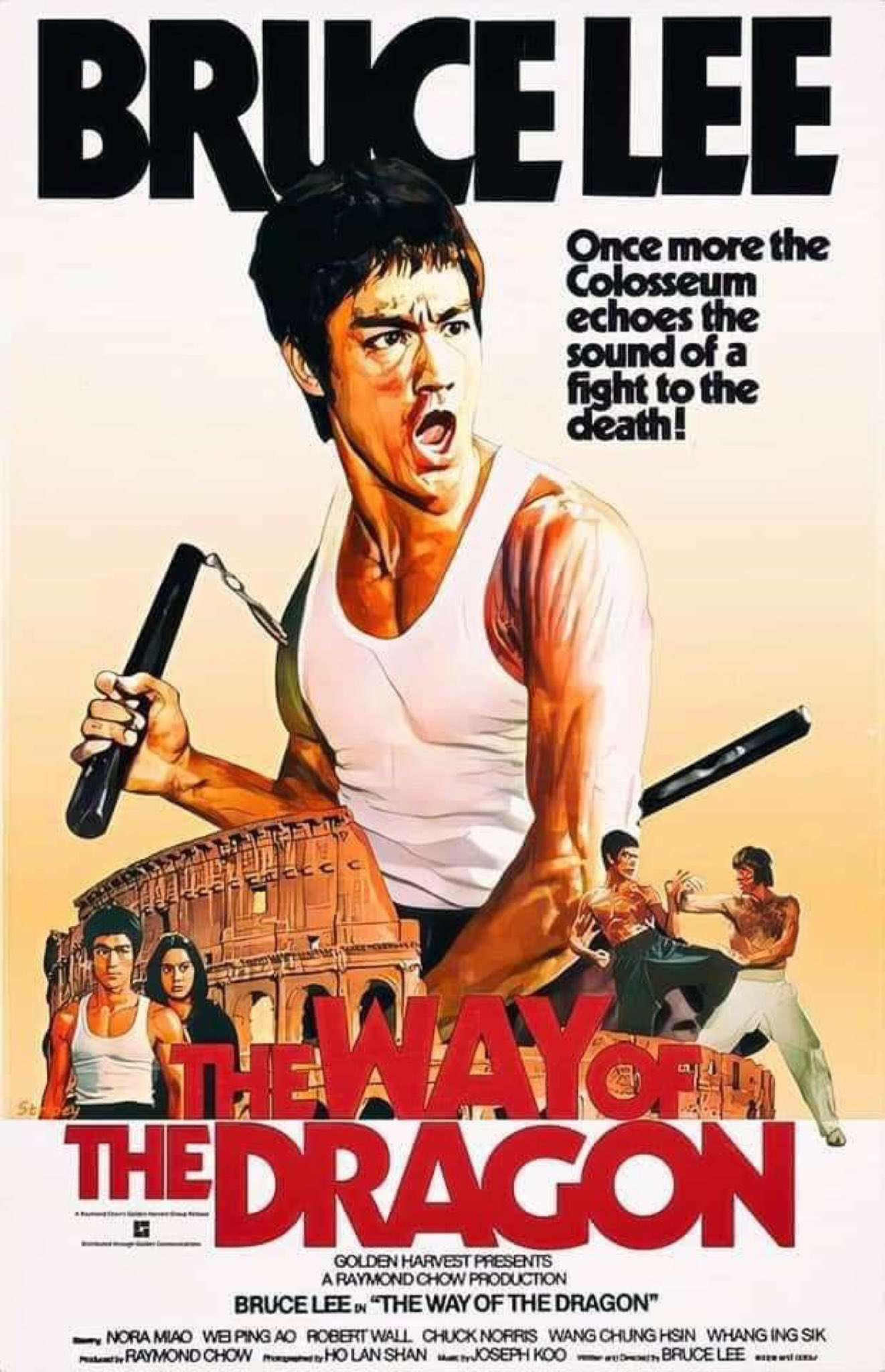 Bruce Lee Way Of The Dragon Poster