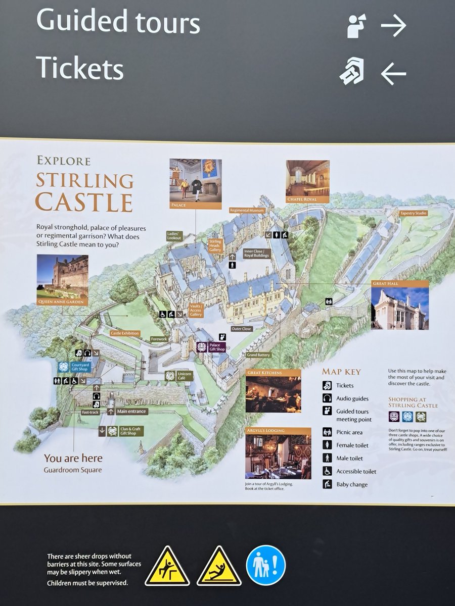 Stirling Castle Layout