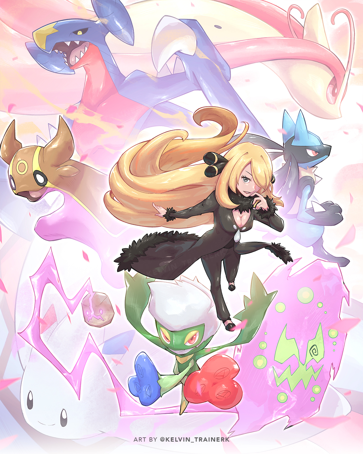 Pokemon Champion Cynthia Team