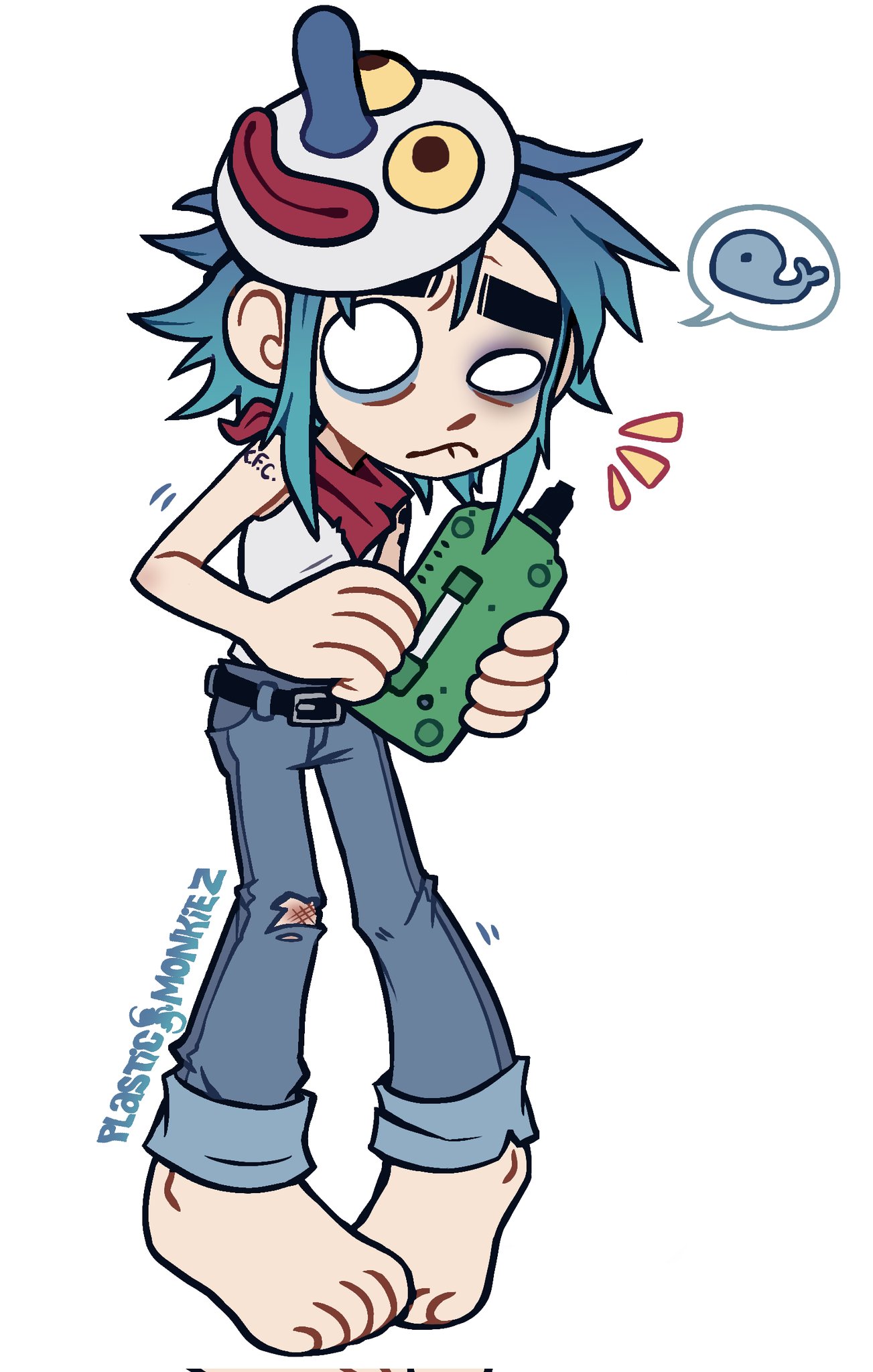 Gorillaz Plastic Beach 2d