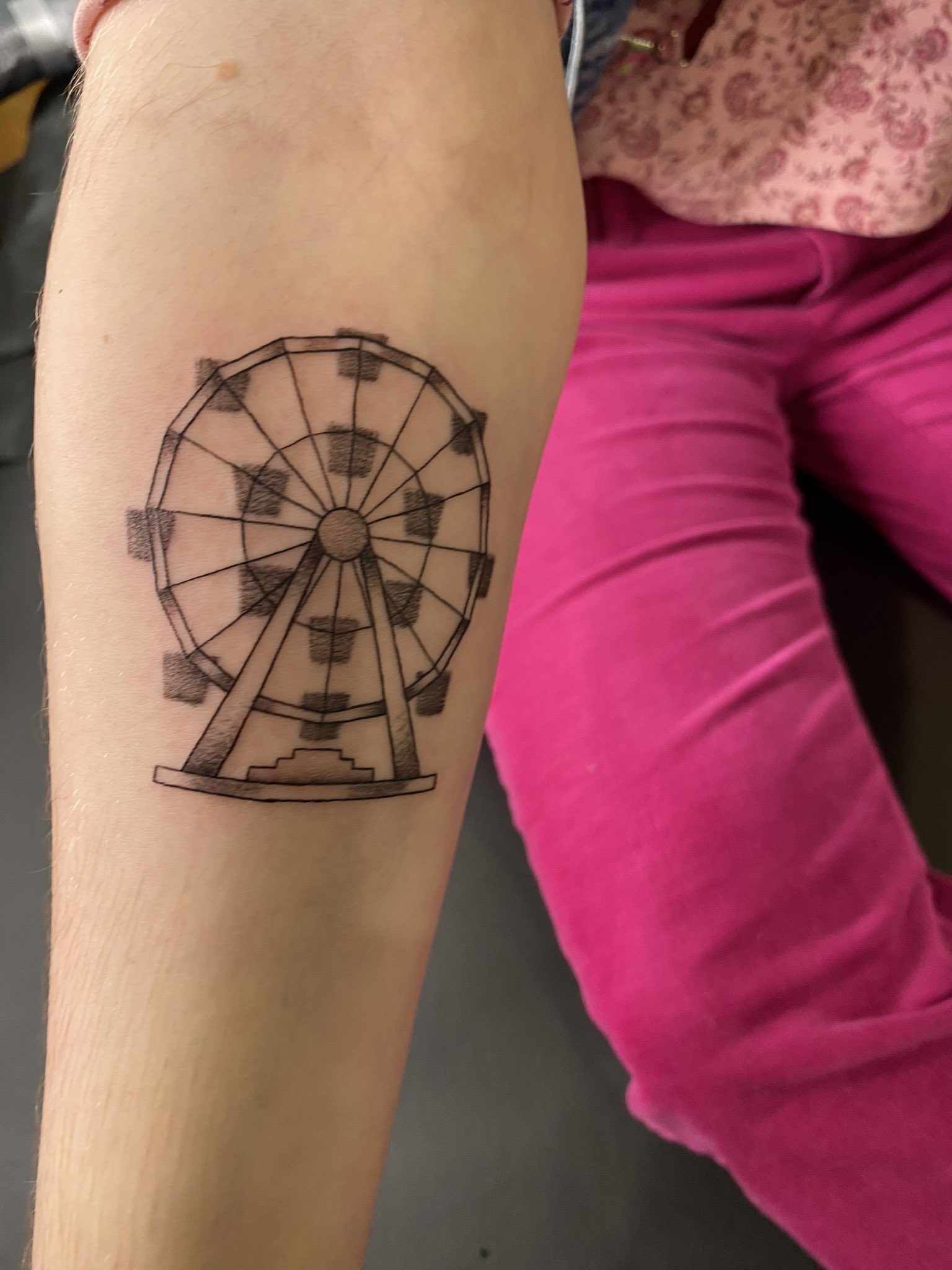 Ferris wheel tattoo | Orangetattooshop.com