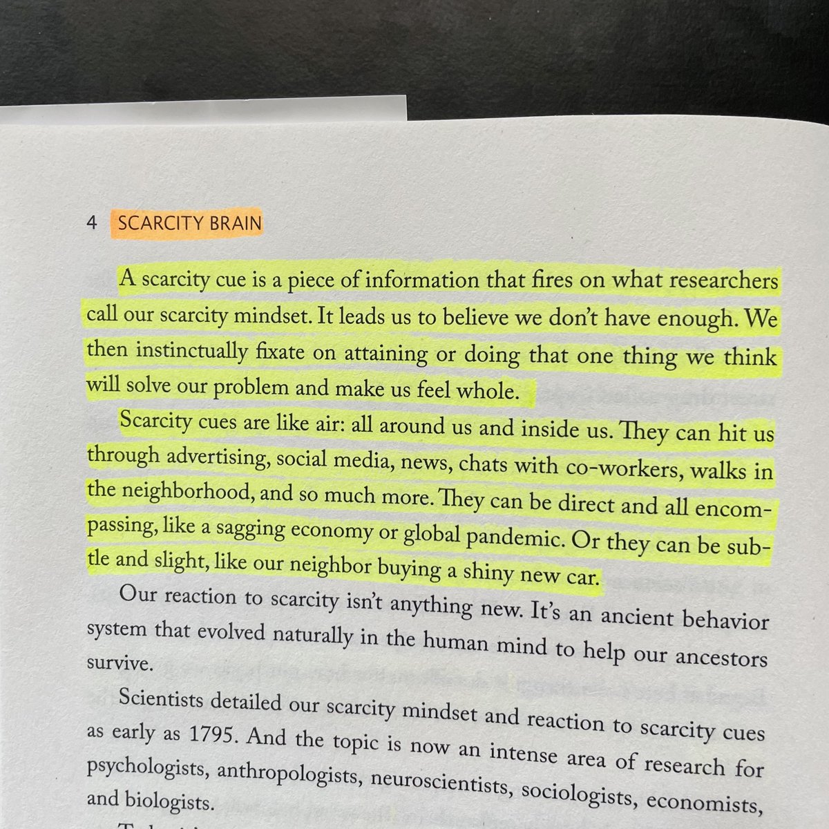 “Scarcity Brain by Michael Easter” This book reveals the evolutionary ...