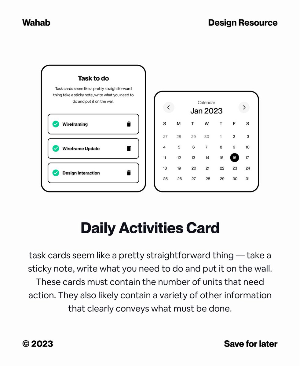 UI/UX Designer, Today I'm sharing with you 08 Types of Cards in UI ...