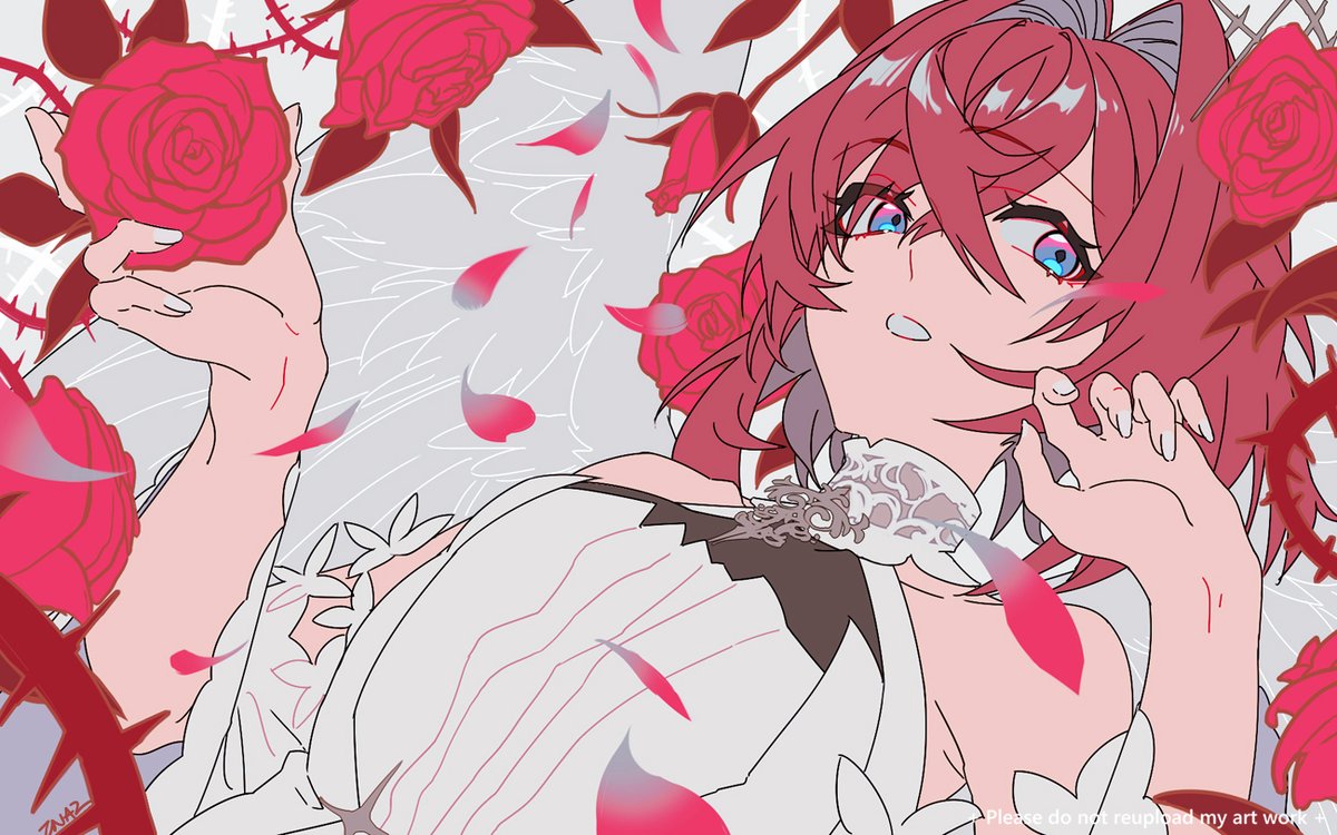 アンジュ・カトリーナ(にじさんじ) 「#nijisanjifanart #絵ンジュ #絵スコート #KuzuArt #」|INAZ 🌑多忙のイラスト