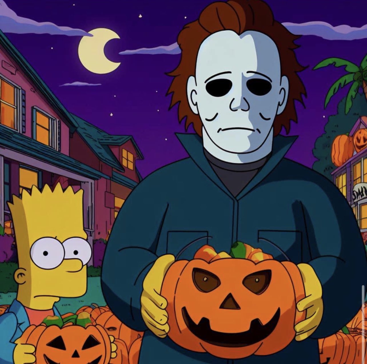 The Simpsons Halloween Wallpaper