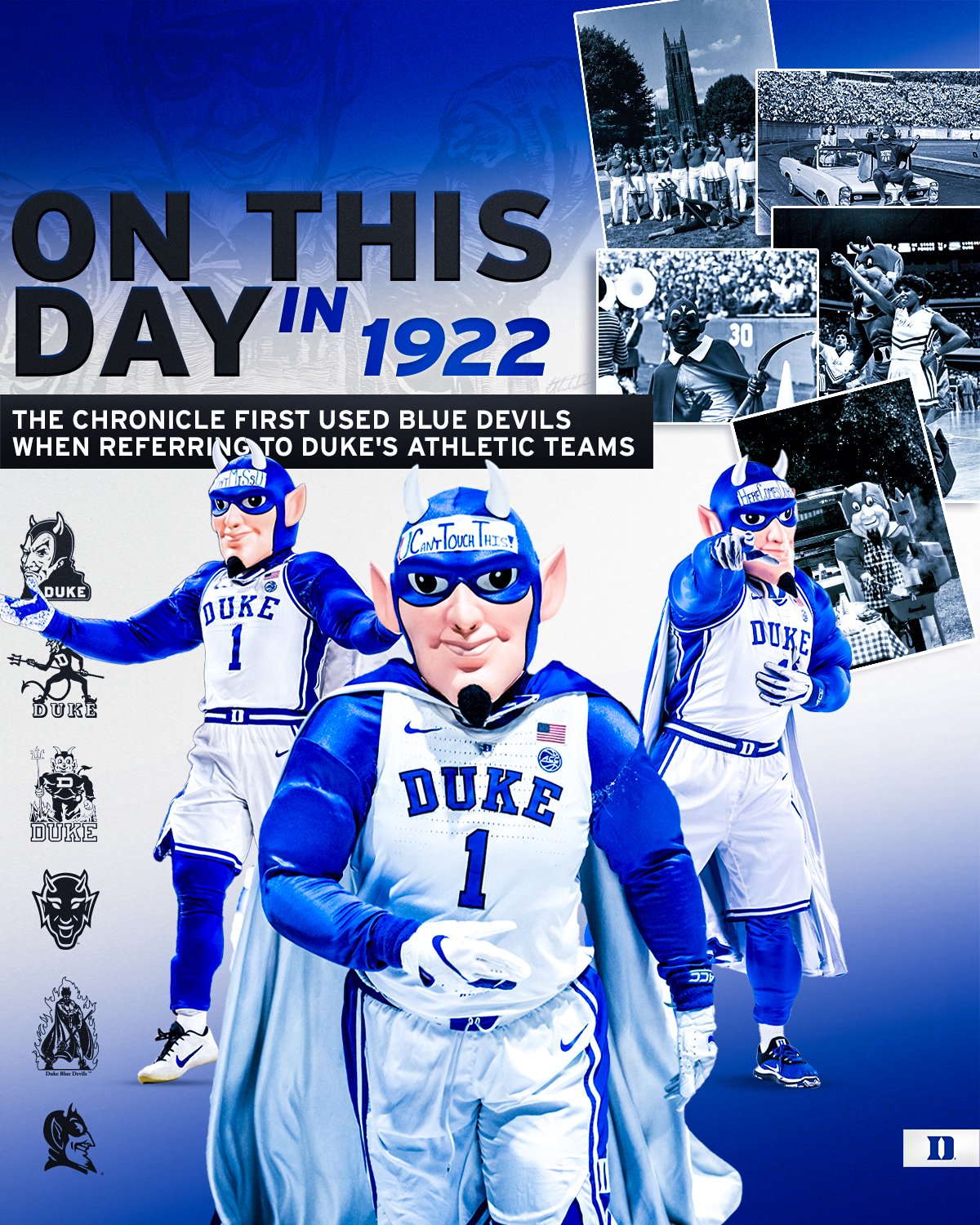 Duke Blue Devil Mascot The Blue Devil Duke Blue Devils Basketball