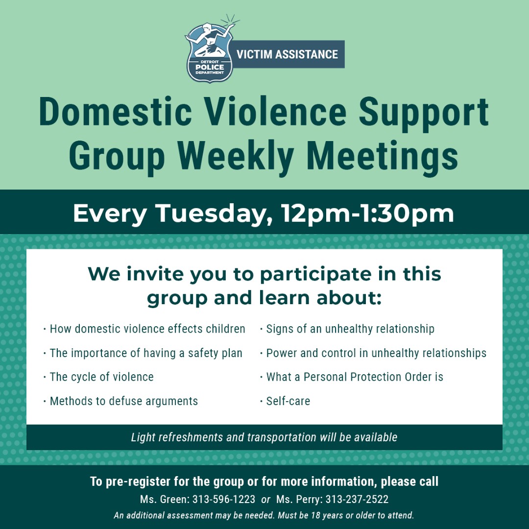 Domestic Violence Support Group Flyers