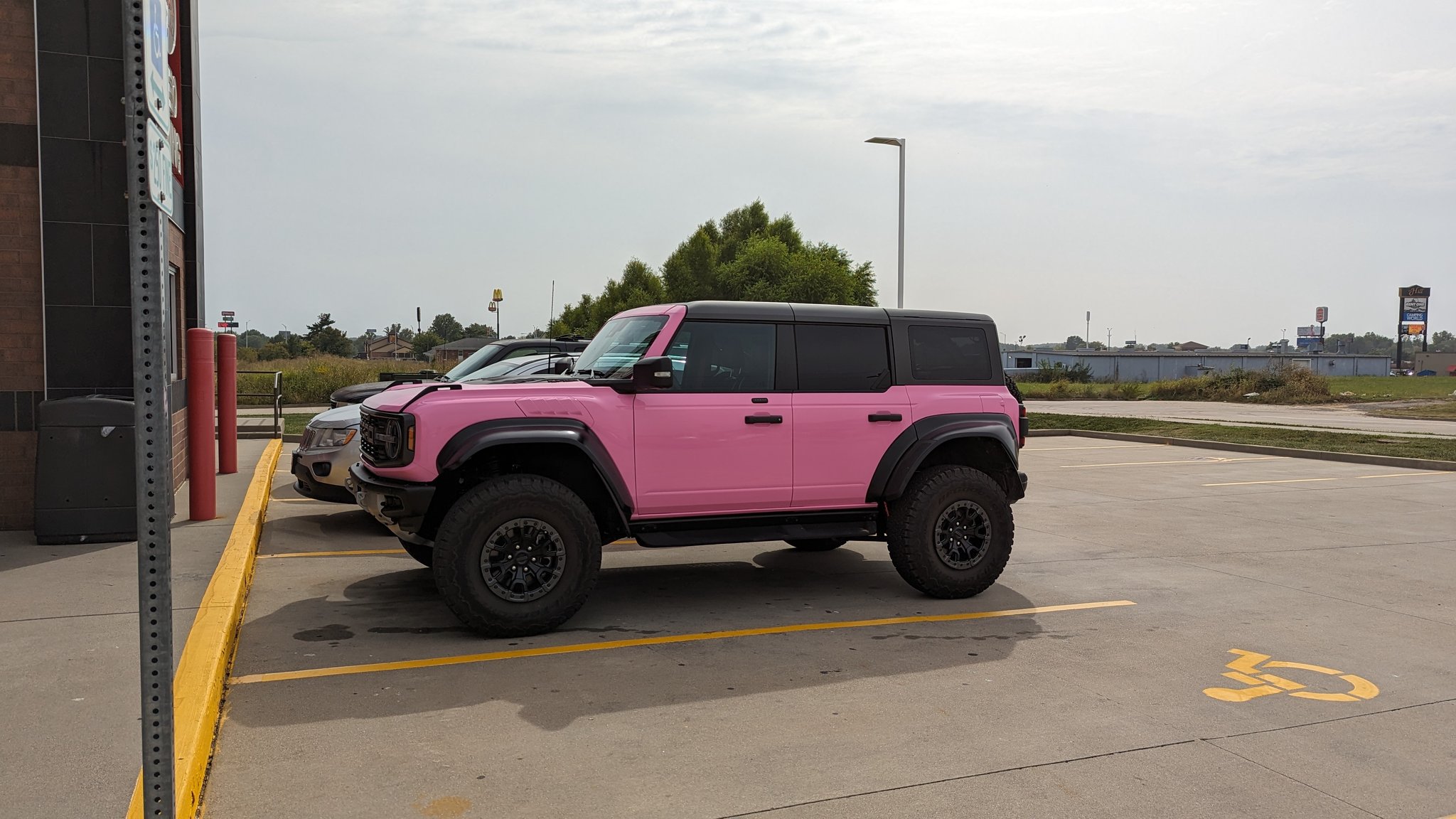 Hot Pink Ford Bronco