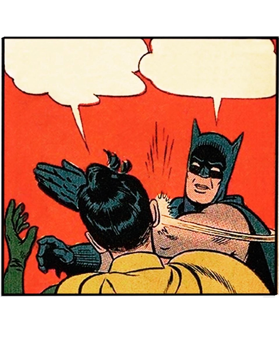 Batman Slapping Robin Meme What Does The Fox Say