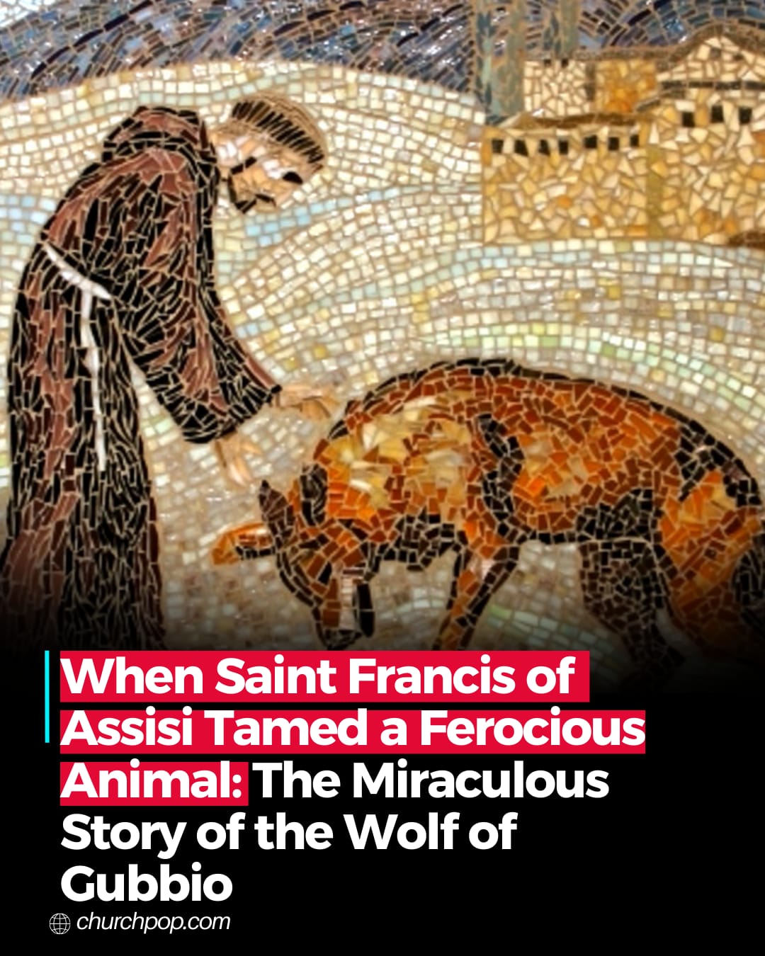 Saint Francis And The Wolf