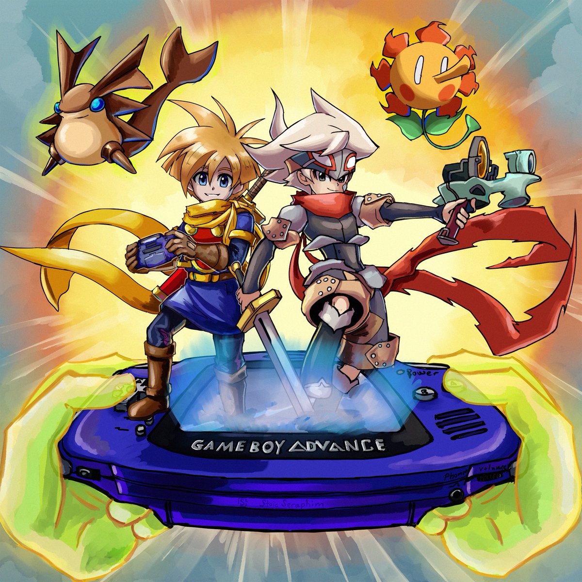 Solar Boys~ #GoldenSun #Boktai」|Stoic Seraphimのイラスト