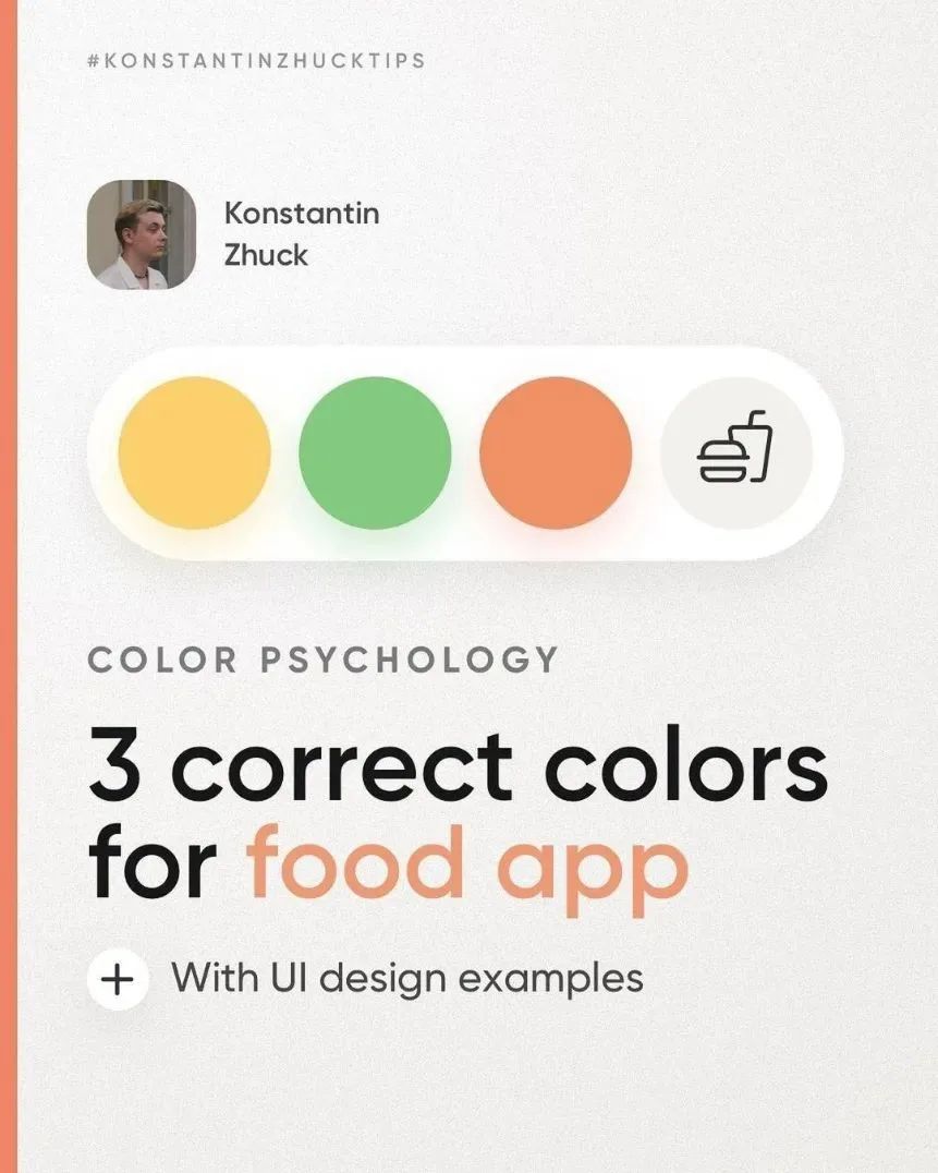 Good day guys 👋, checkout this few Amazing colour palettes for food app ...