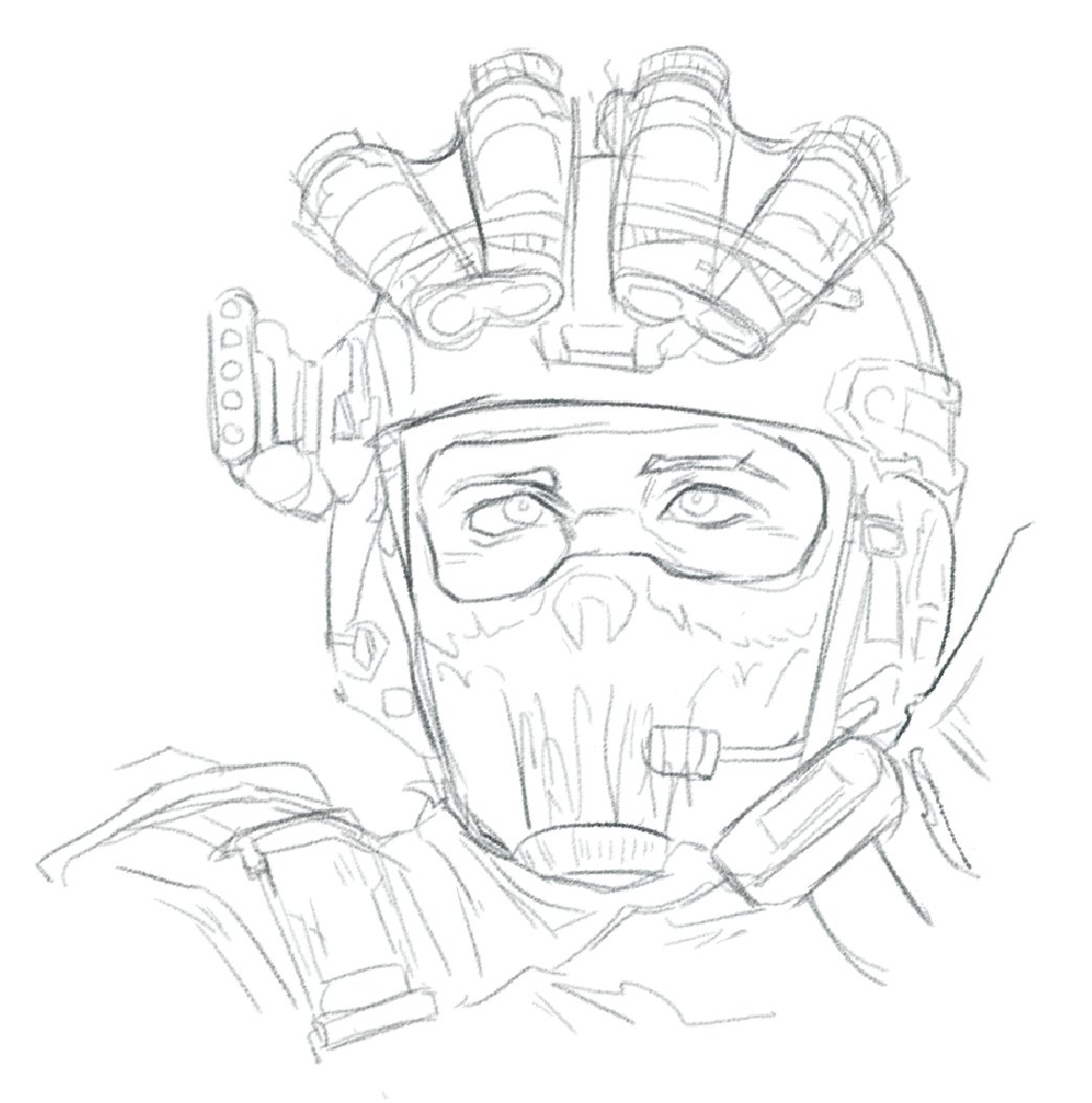 Call Of Duty Ghost Riley Coloring Pages