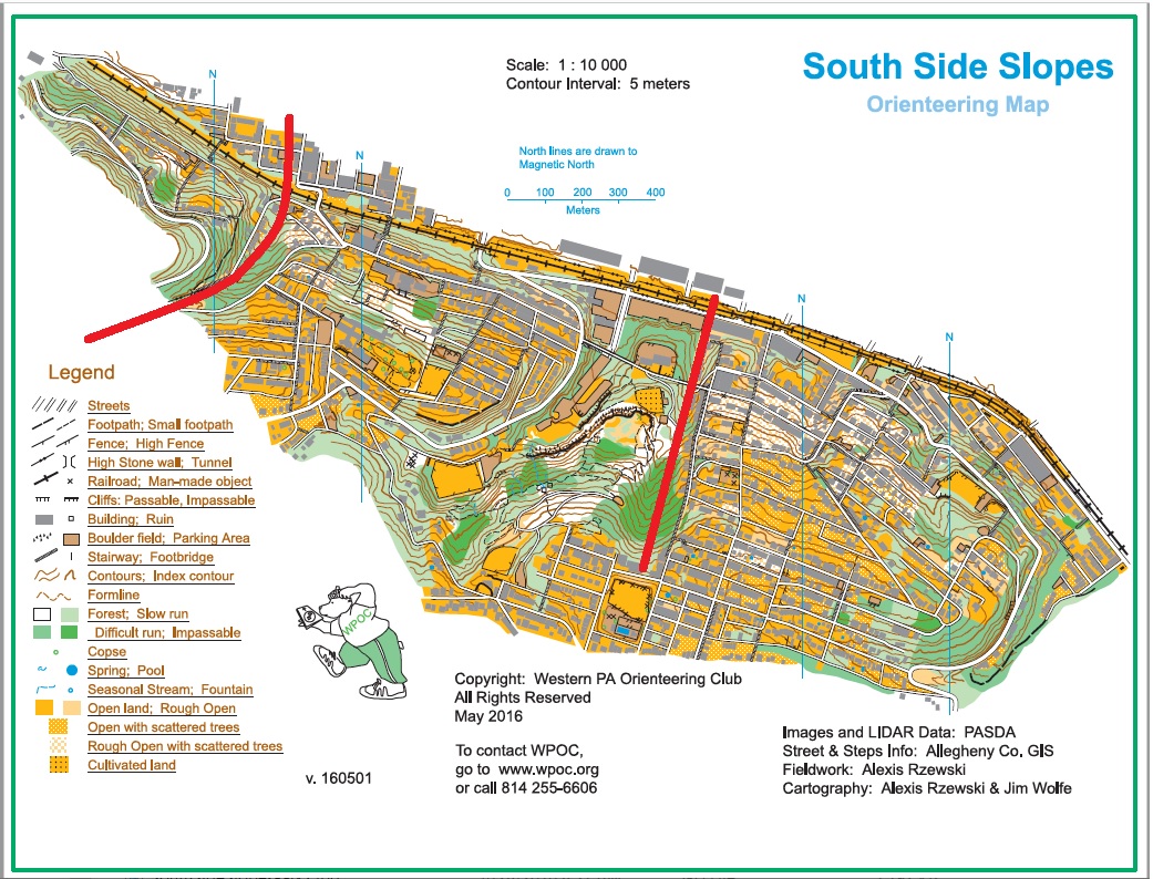 Map Of South Side Pittsburgh