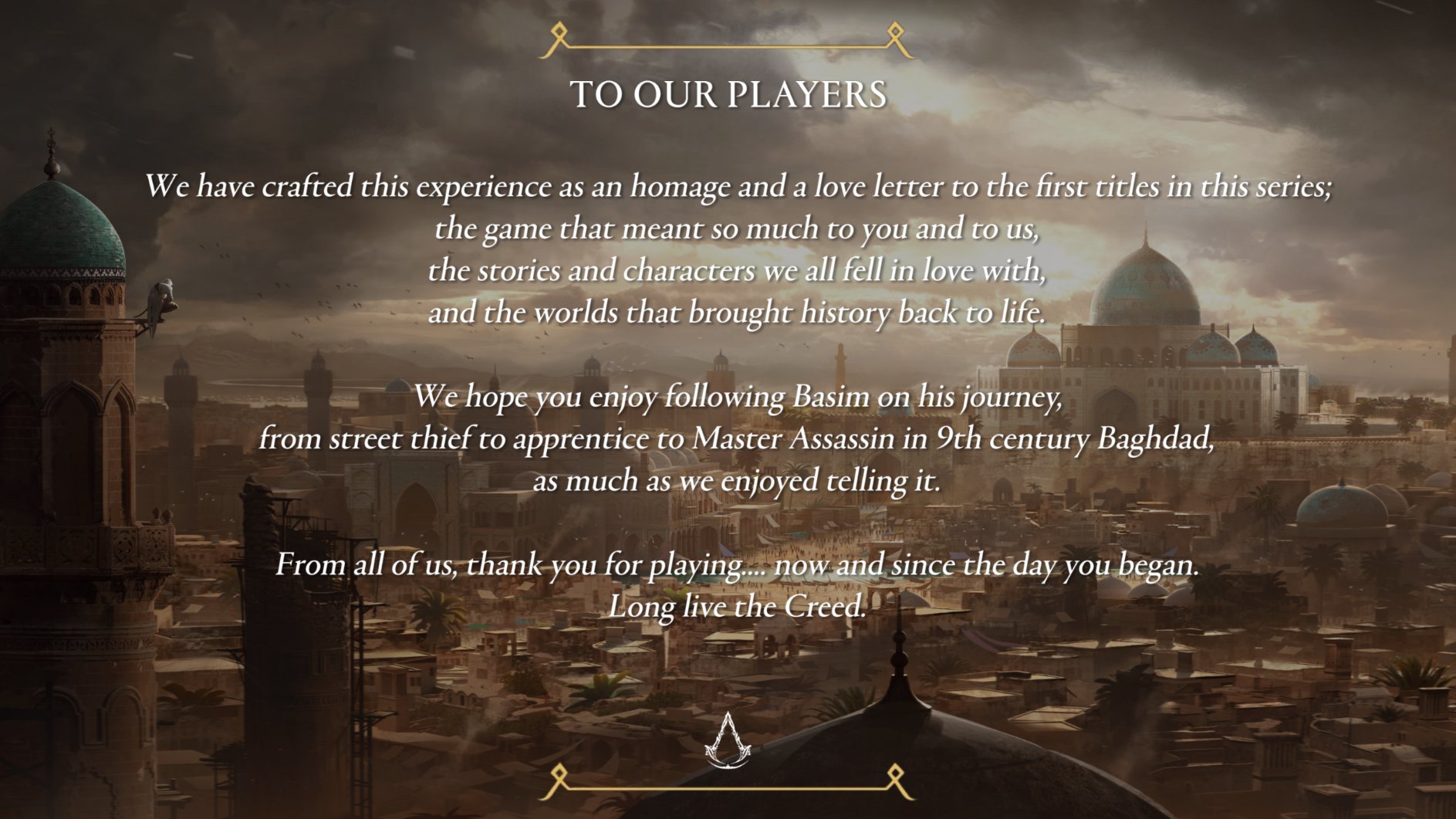 Assassins Creed Motto