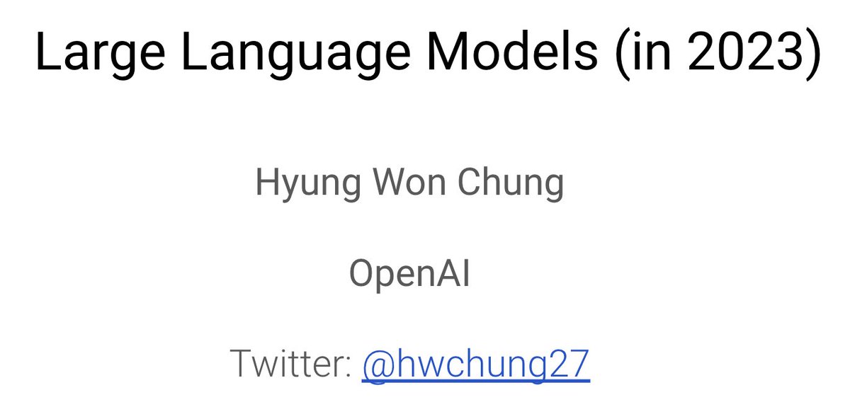 I Gave A Talk At Seoul National University I Titled The Talk “large
