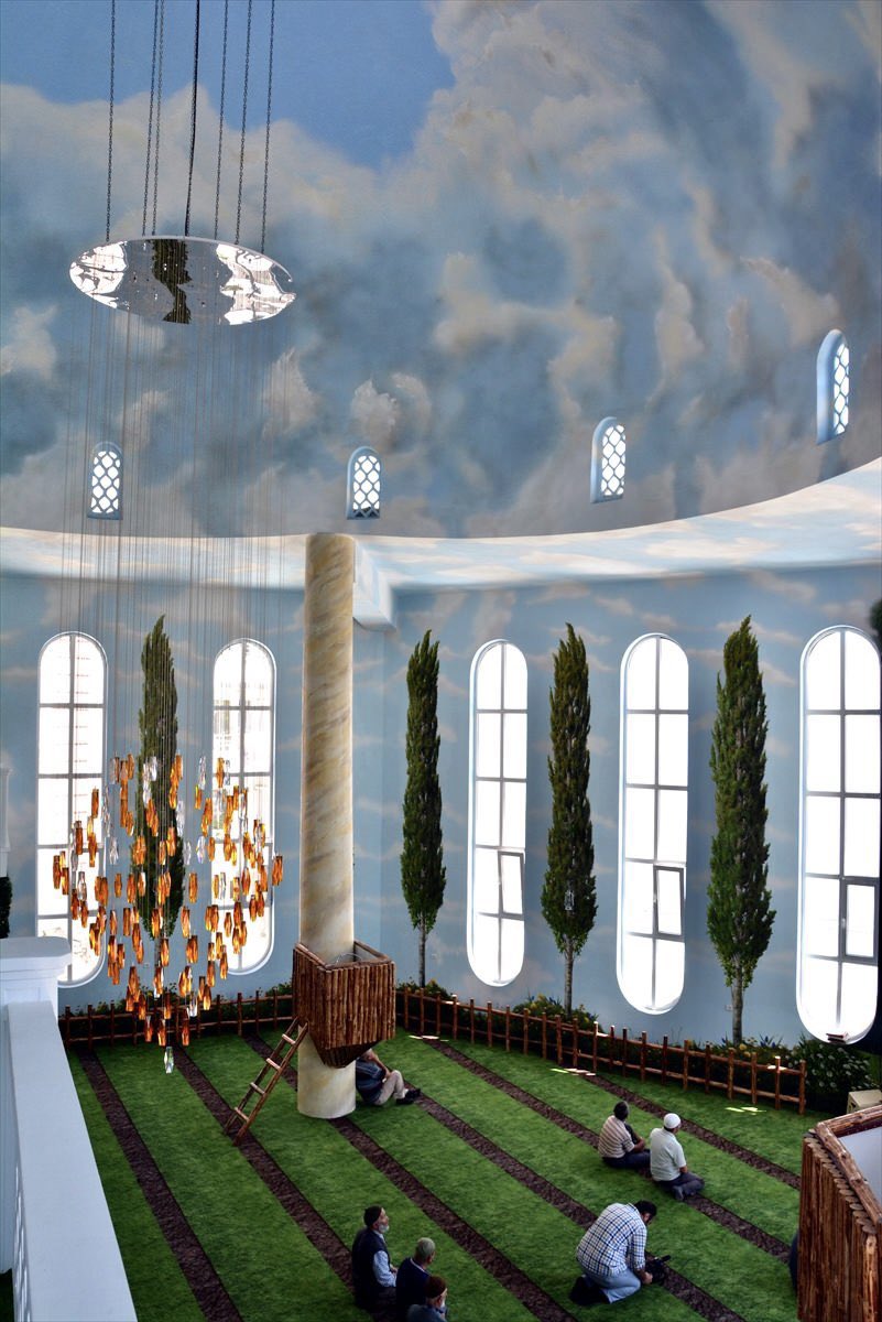 The incredibly unique Hamidiye Camii (Mosque) in the Turkish city of Kırşehir is nothing like ...