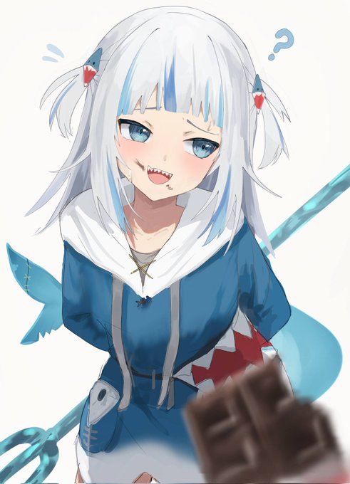 「gawr gura (1st costume) bangs」Fan Art(Latest)
