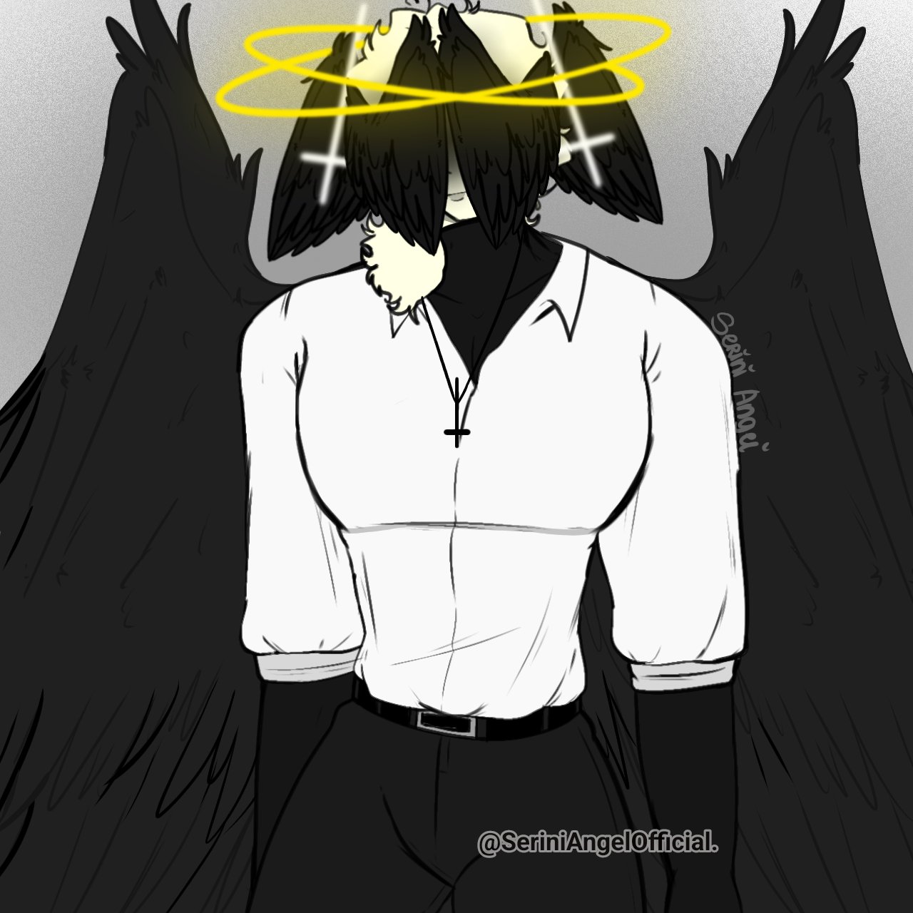 Fallen Angel Anime Boy