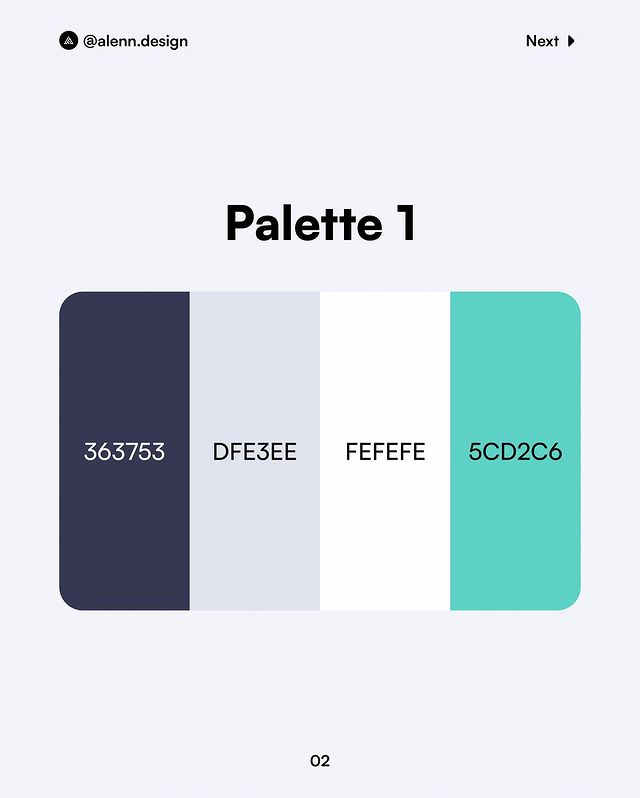 UI/UX Designers, here are 07 colour inspiration Palettes for your next ...