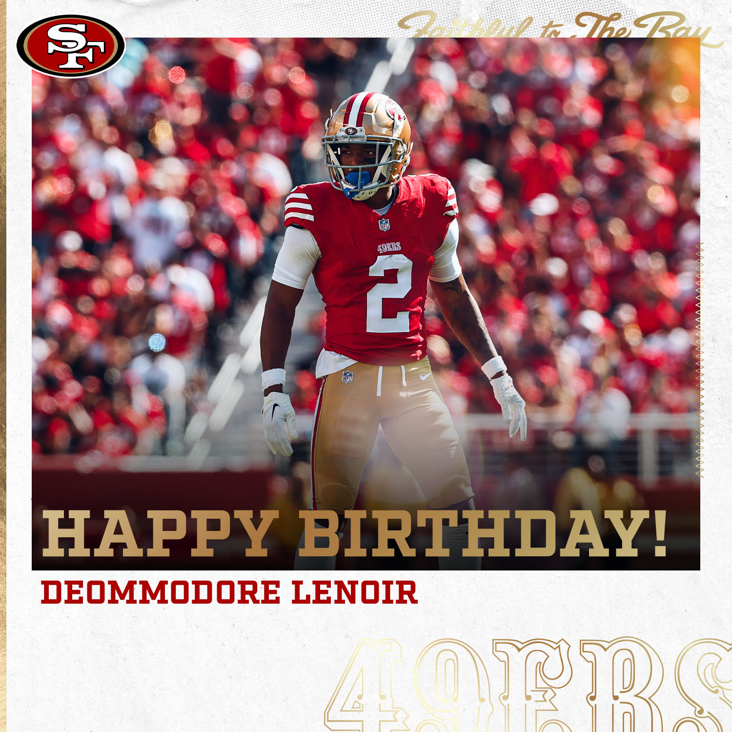 49er Happy Birthday Card