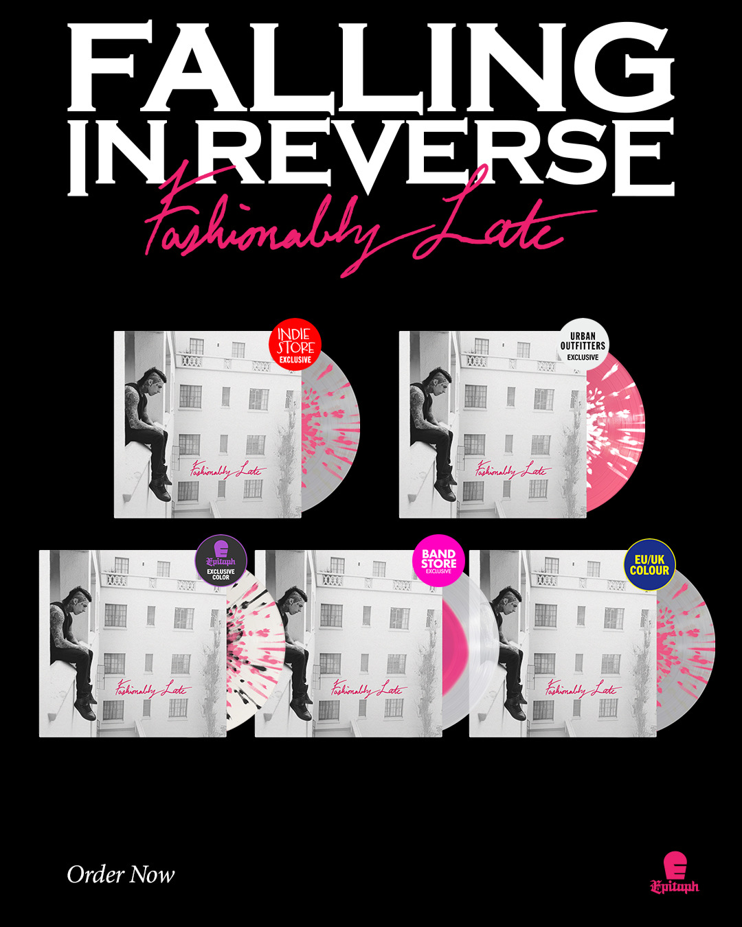 Falling In Reverse Album Cover Fashionably Late