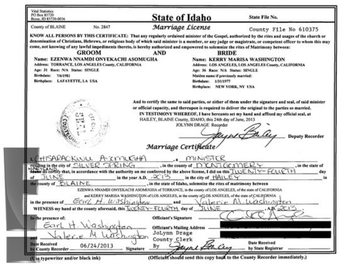 Idaho Marriage License Application Marriage License Requirements