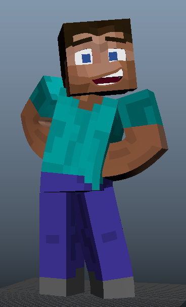 Maya Minecraft Animation