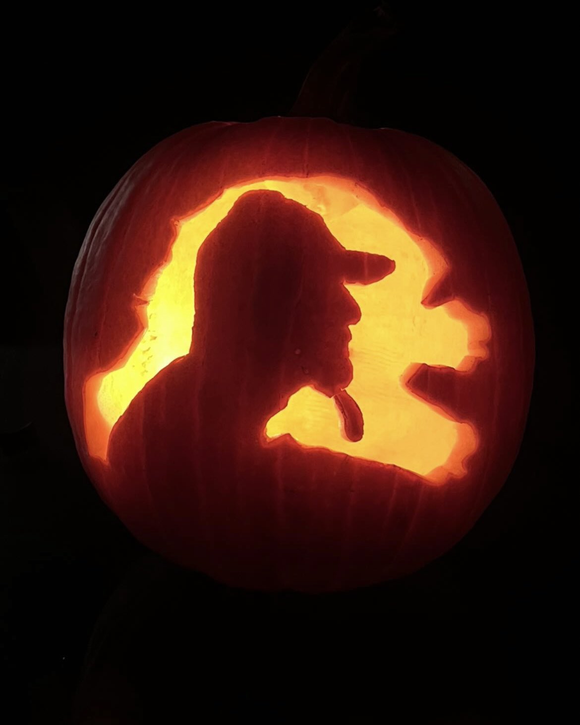 Sherlock Pumpkin Stencil
