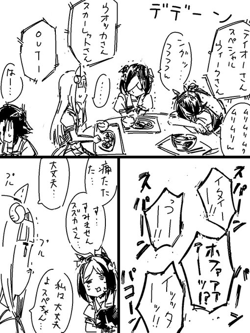 笑ってはいけないプリティーダービー I N トレセン学園 19 スペ ペプチド🙃🙃🙃 さんのマンガ ツイコミ仮