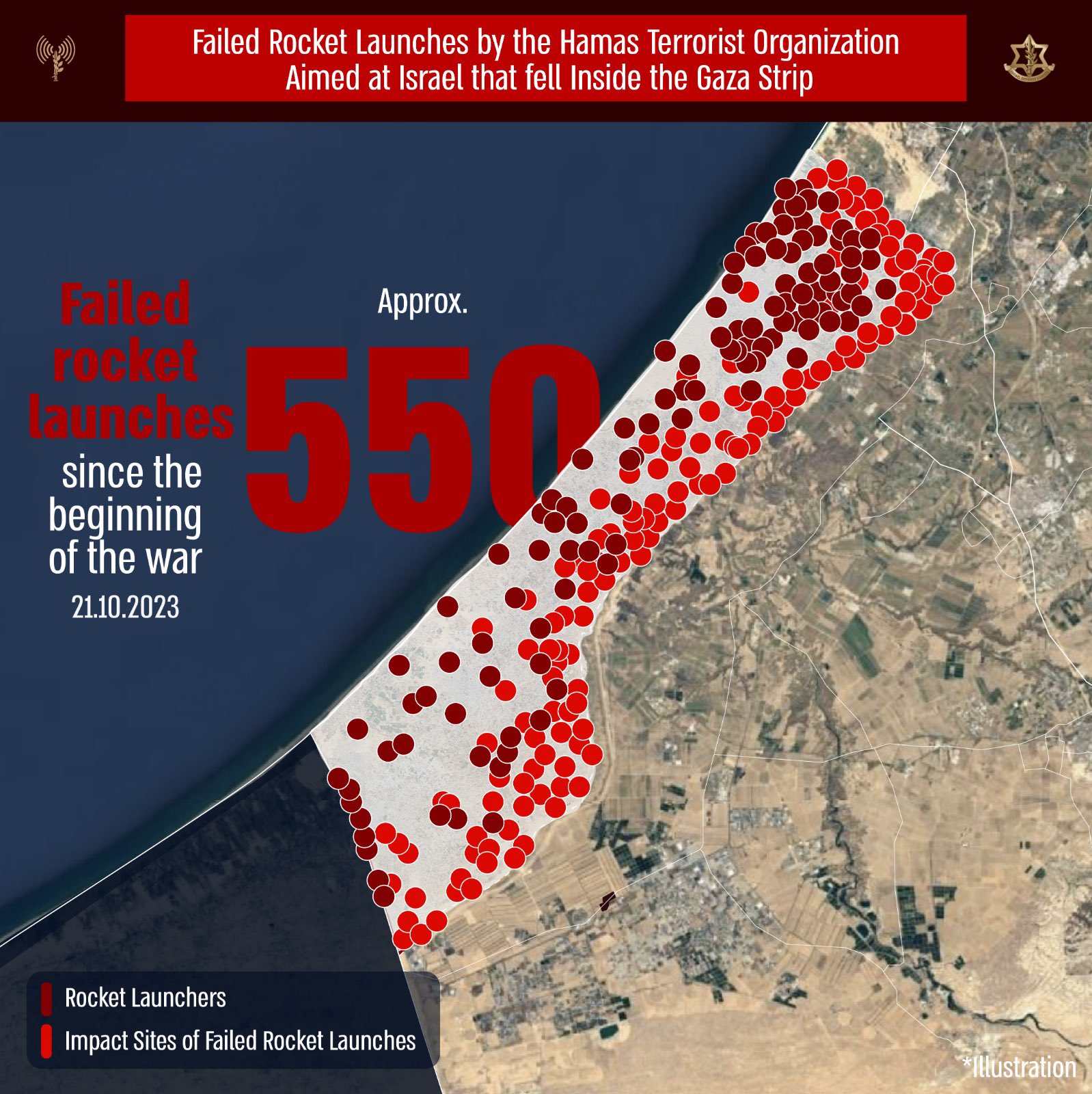 Map Of Terrorist Attacks In Israel