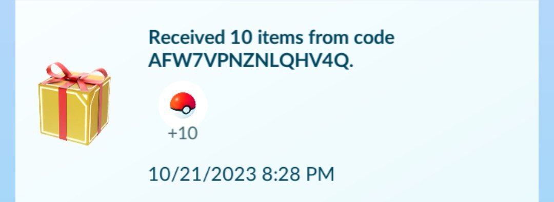 Nuevo código nos da estos regalos en Pokémon GO - Nintenderos Nuevo código nos da estos regalos en Pokémon GO - Nintenderos