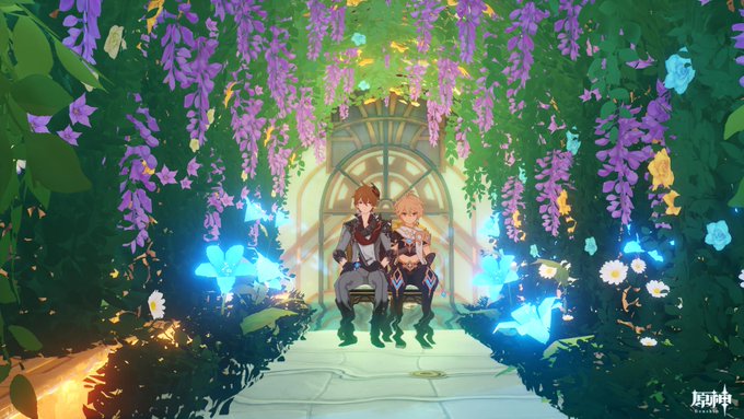 「aether (genshin impact) blonde hair」Fan Art(Latest)