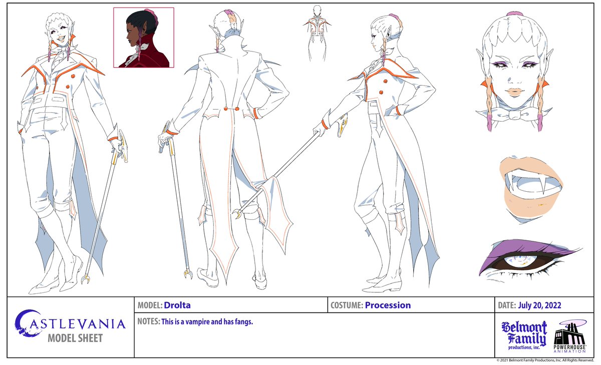 「Thank you for watching #CastlevaniaNocturne !! I was charact」KT🌕の漫画