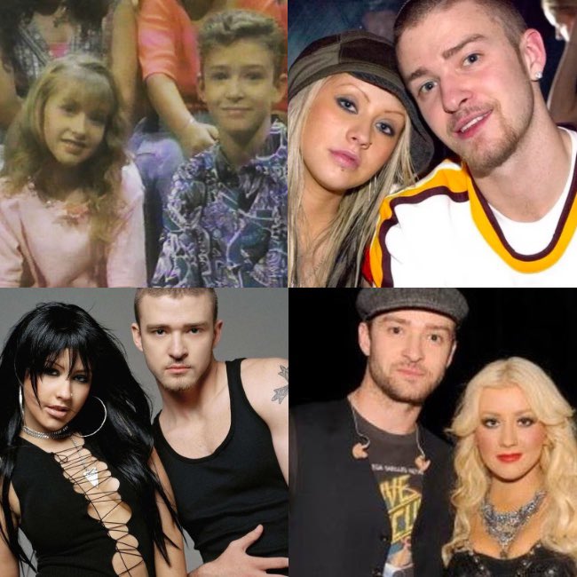 Christina Aguilera And Justin Timberlake