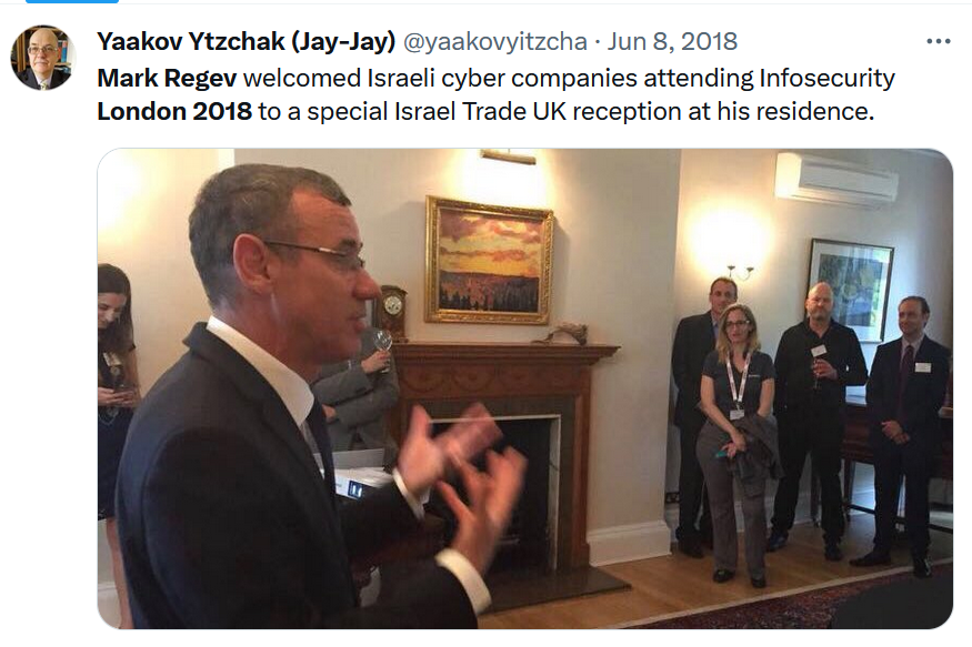 Mark Regev : " We don't target civilian structures." Saving this one ...