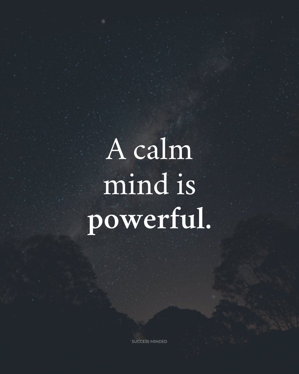Calm Mind Quotes MIND AND CALM QUOTE TEMPLATE | PosterMyWall