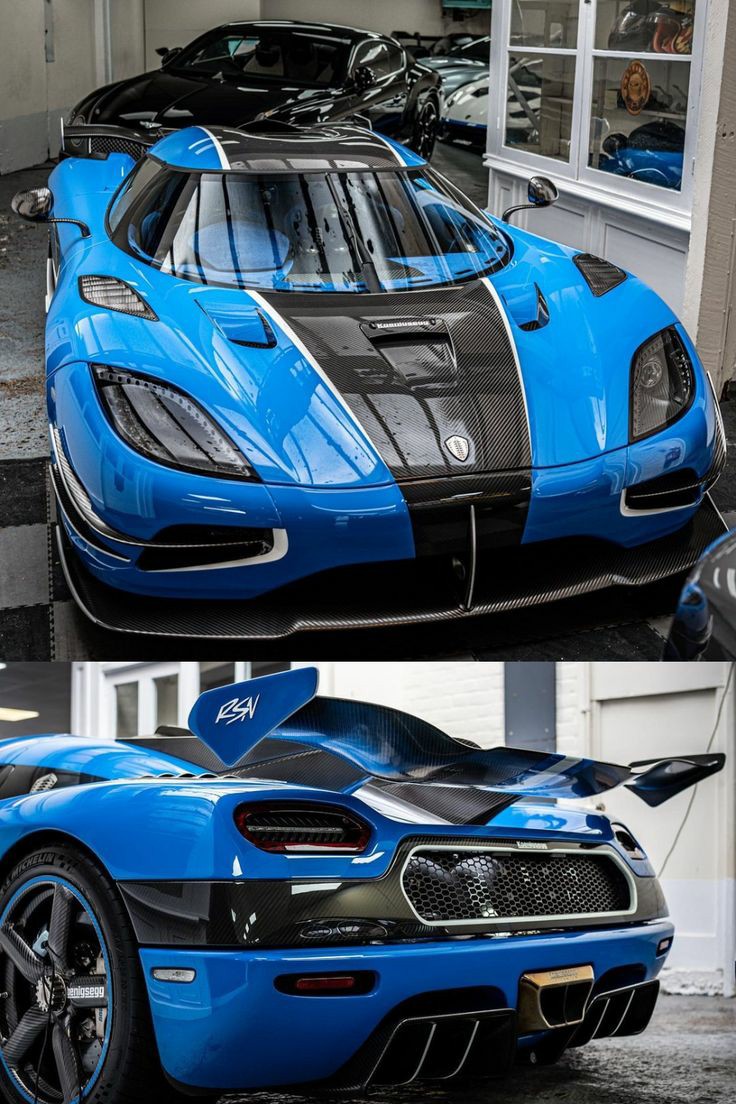 Koenigsegg Agera Blue Wallpaper