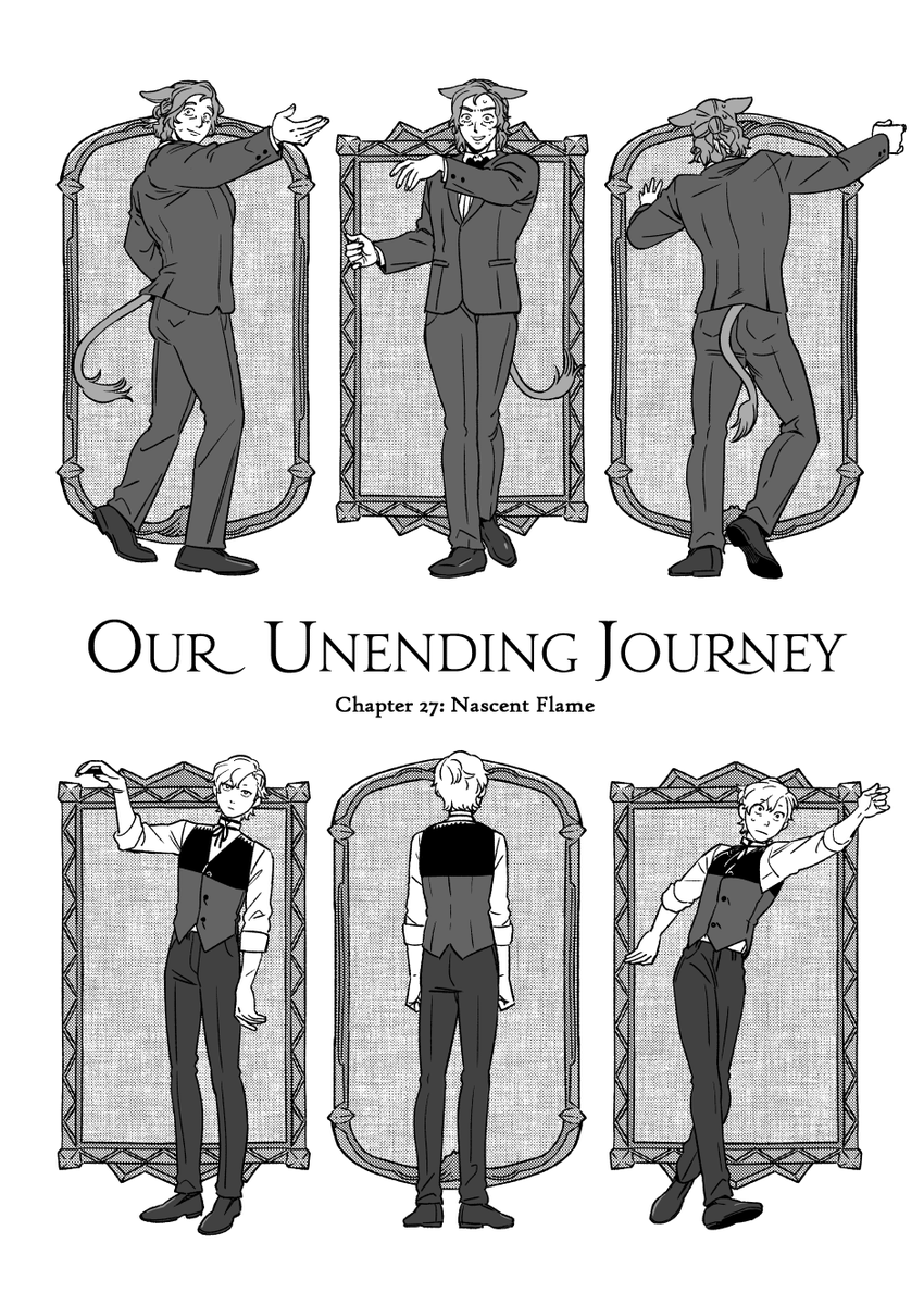 「👬 OUR UNENDING JOURNEY 27: "Nascent Flame" https://tapas.」saba sabatonの漫画
