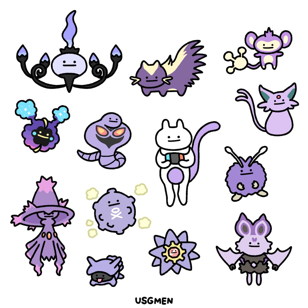 USGMEN_GIFさんのイラストまとめ