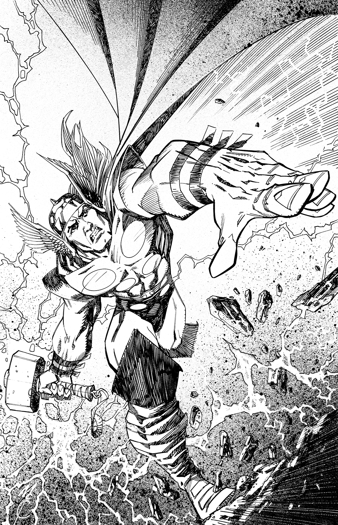 Thor Marvel Comics Drawings