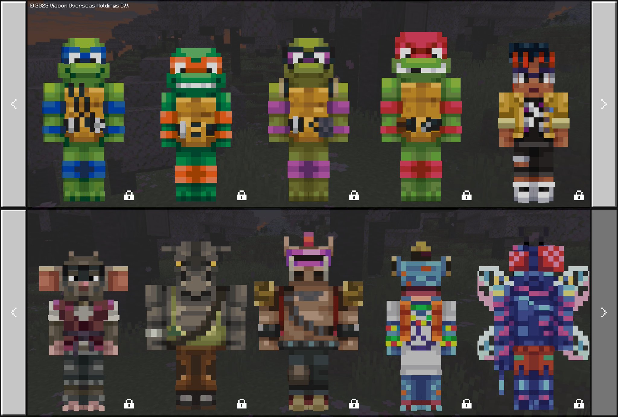 Ninja Turtle Minecraft Skin Minecraft: TEENAGE MUTANT NINJA TURTLES